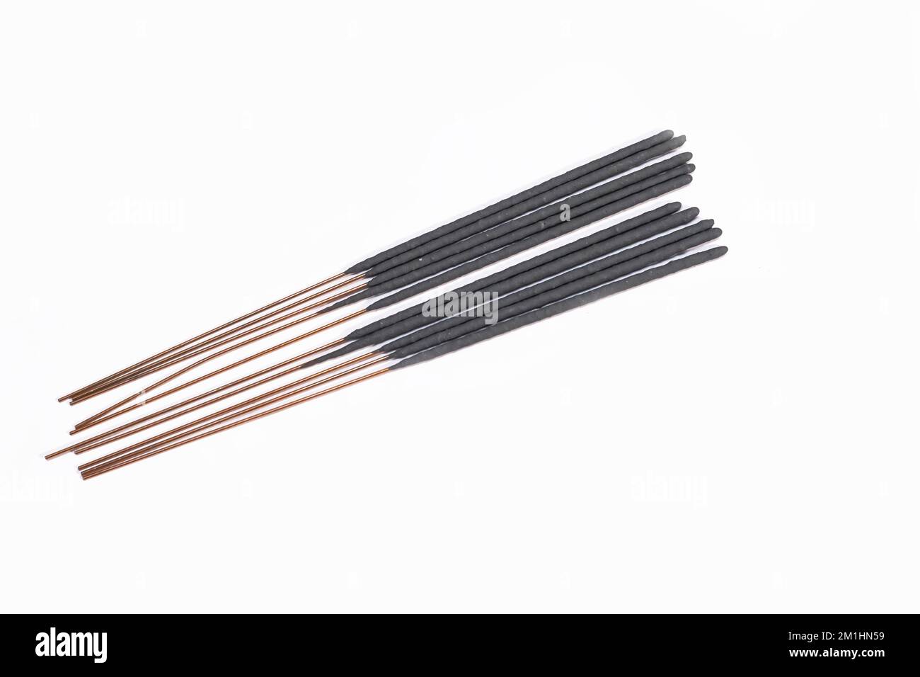 Indian Festival Diwali cracker sparkle sticks on white background Stock ...