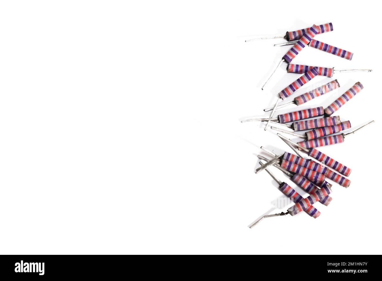 Pile of firecrackers isolated on white background. Happy Diwali Stock ...