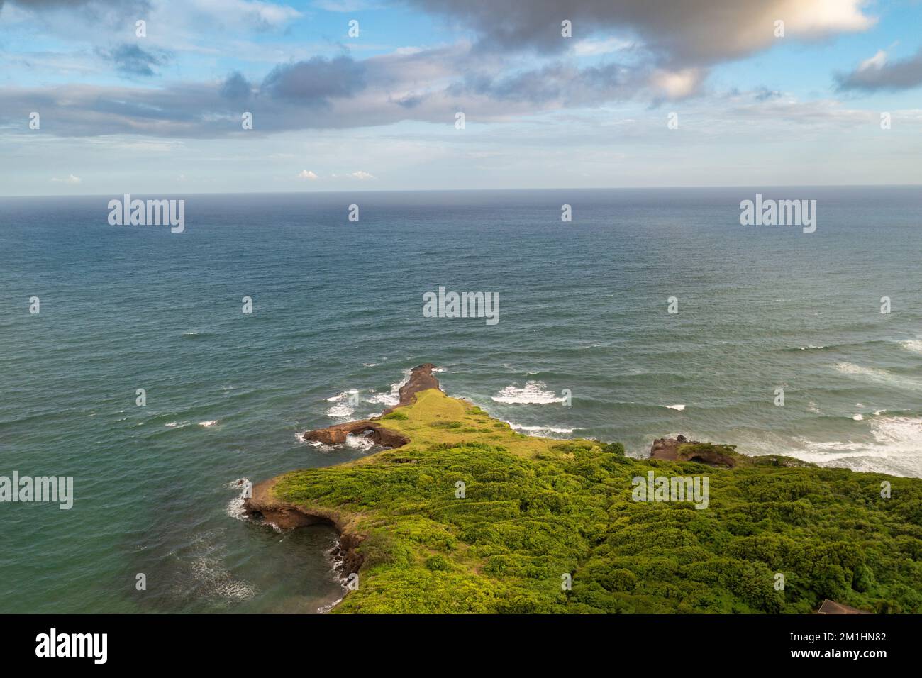 Aerial view of Fort Jeudy Point, Grenada Stock Photo - Alamy