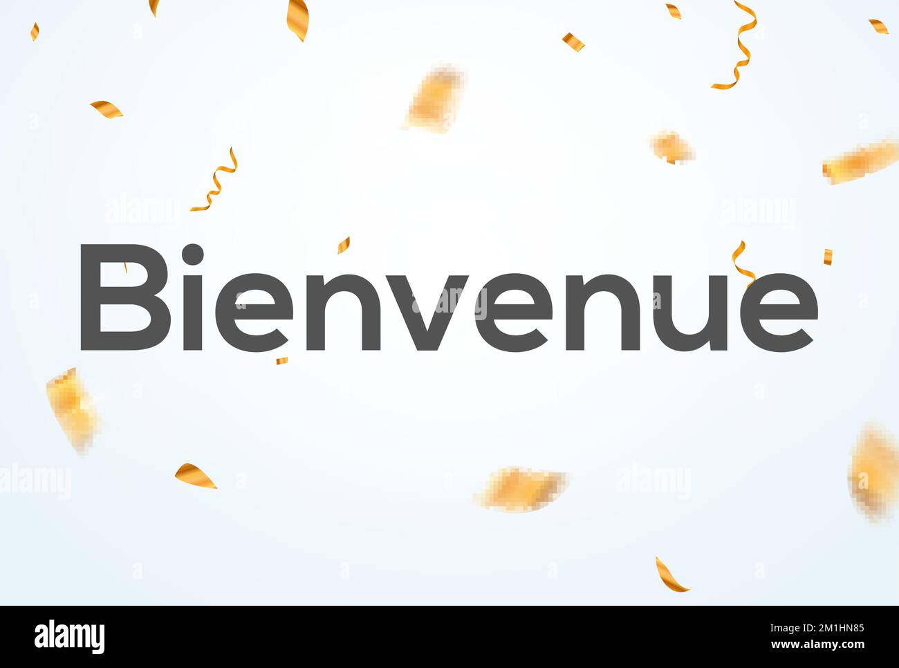 Welcome binevenue french design background carnival celebrate banner ...