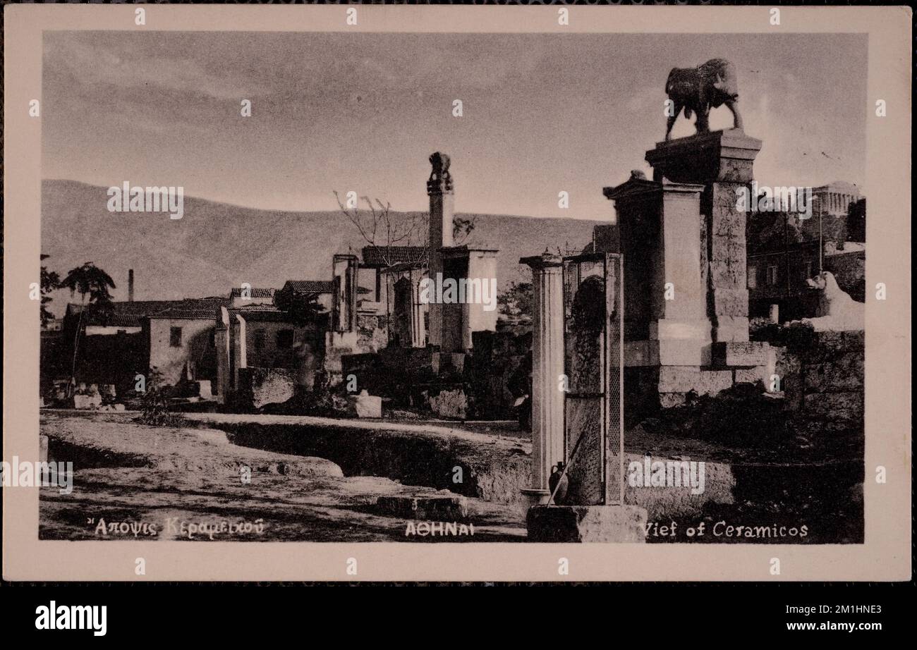 Ἄποψις Κεραμεικοῦ - Vief of Ceramicos , Archaeological sites ...