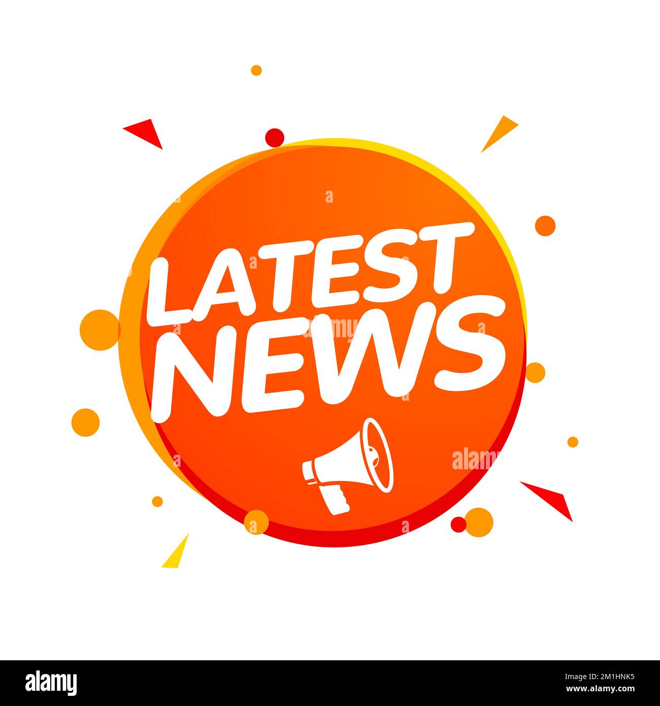 Latest news breaking report. Daily newspaper or news report banner icon ...