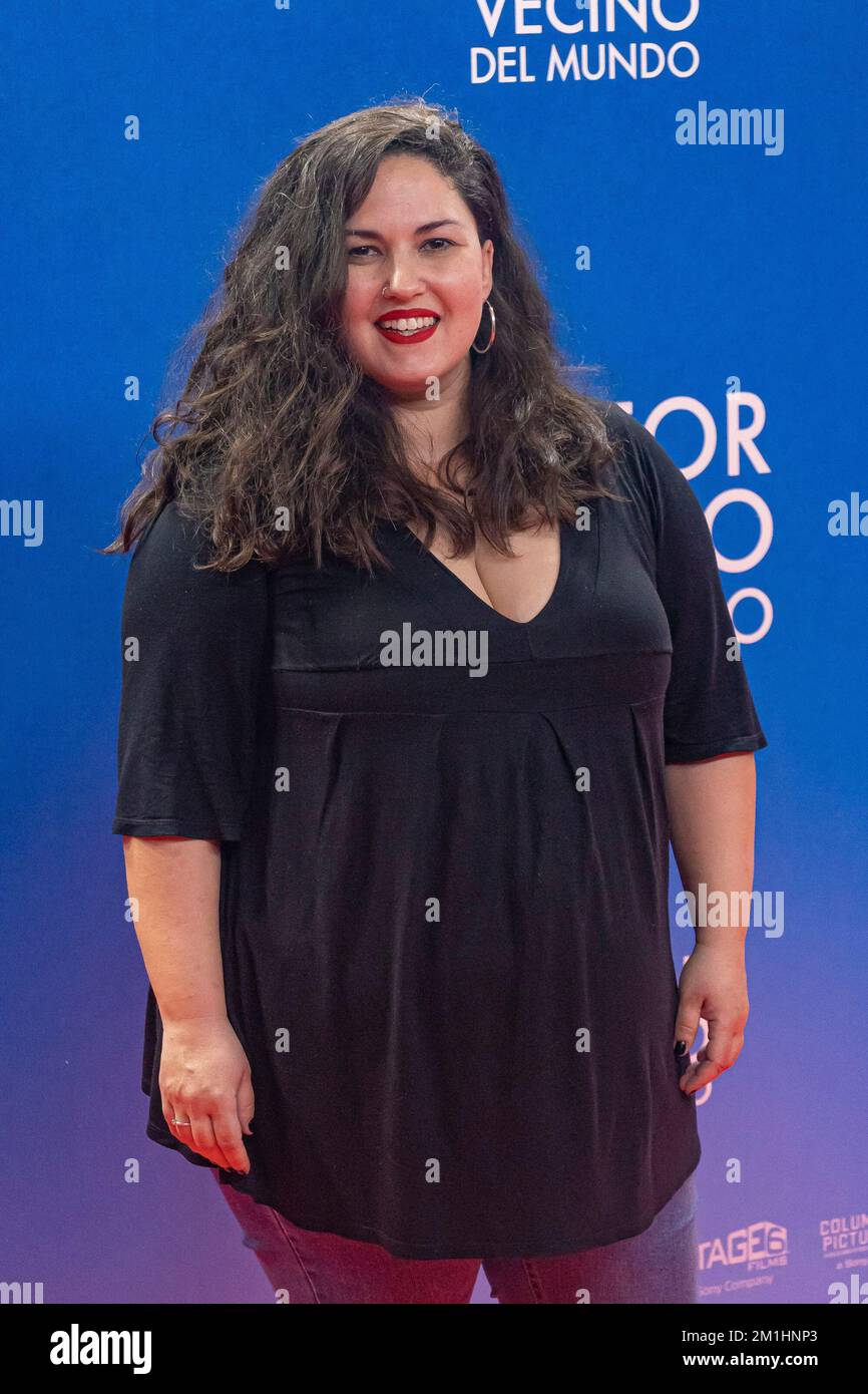 Madrid, Spain, December 12, 2022. Laura Galan attends the premiere of ...