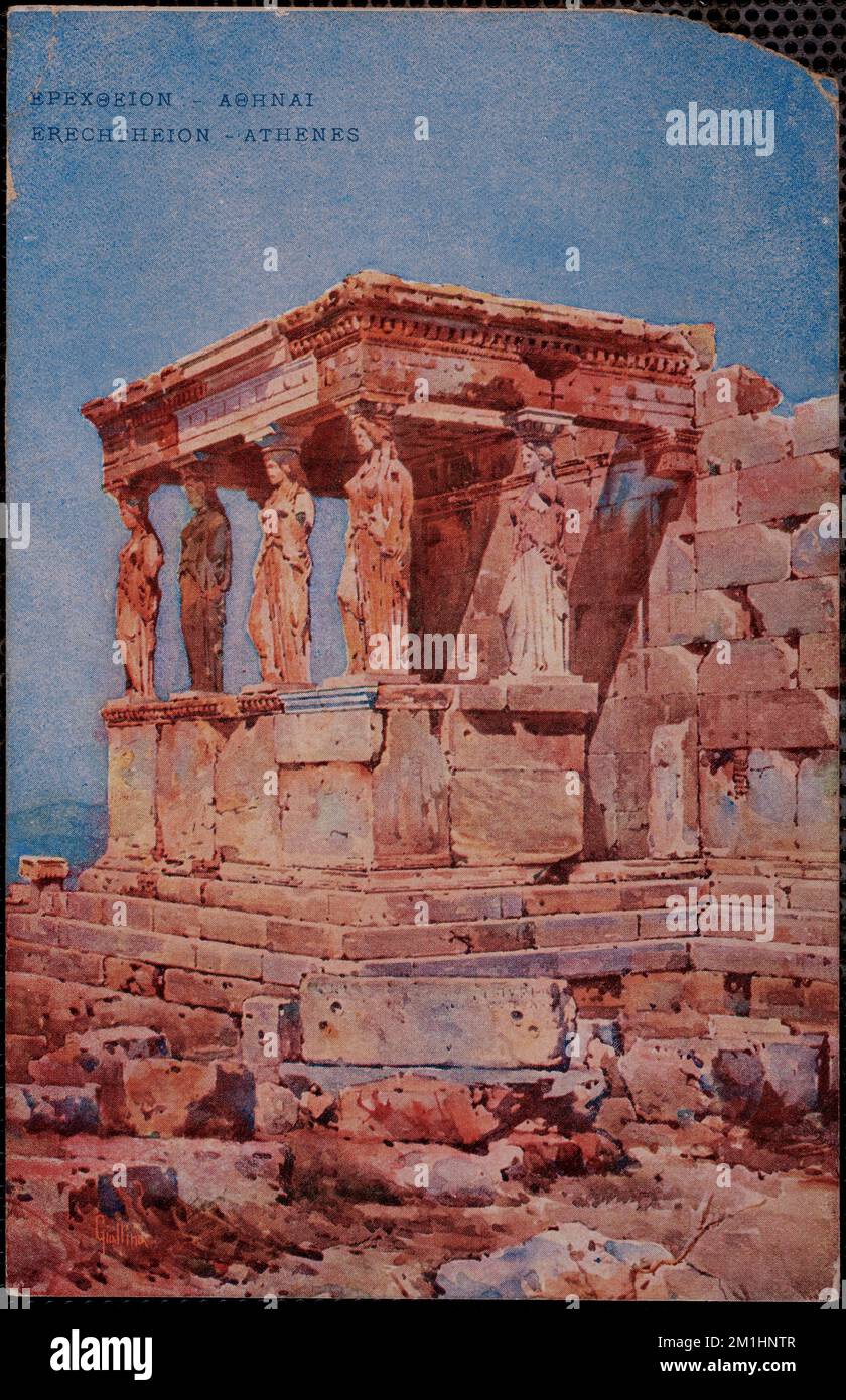 Ερεχθειον - Αθηναι - Erechtheion - Athenes , Greek temples ...