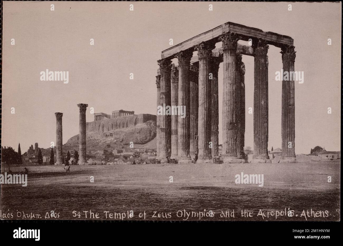 Ναὸς Όλυμπ. Διός - The temple of Zeus Olympios and the Acropolis ...
