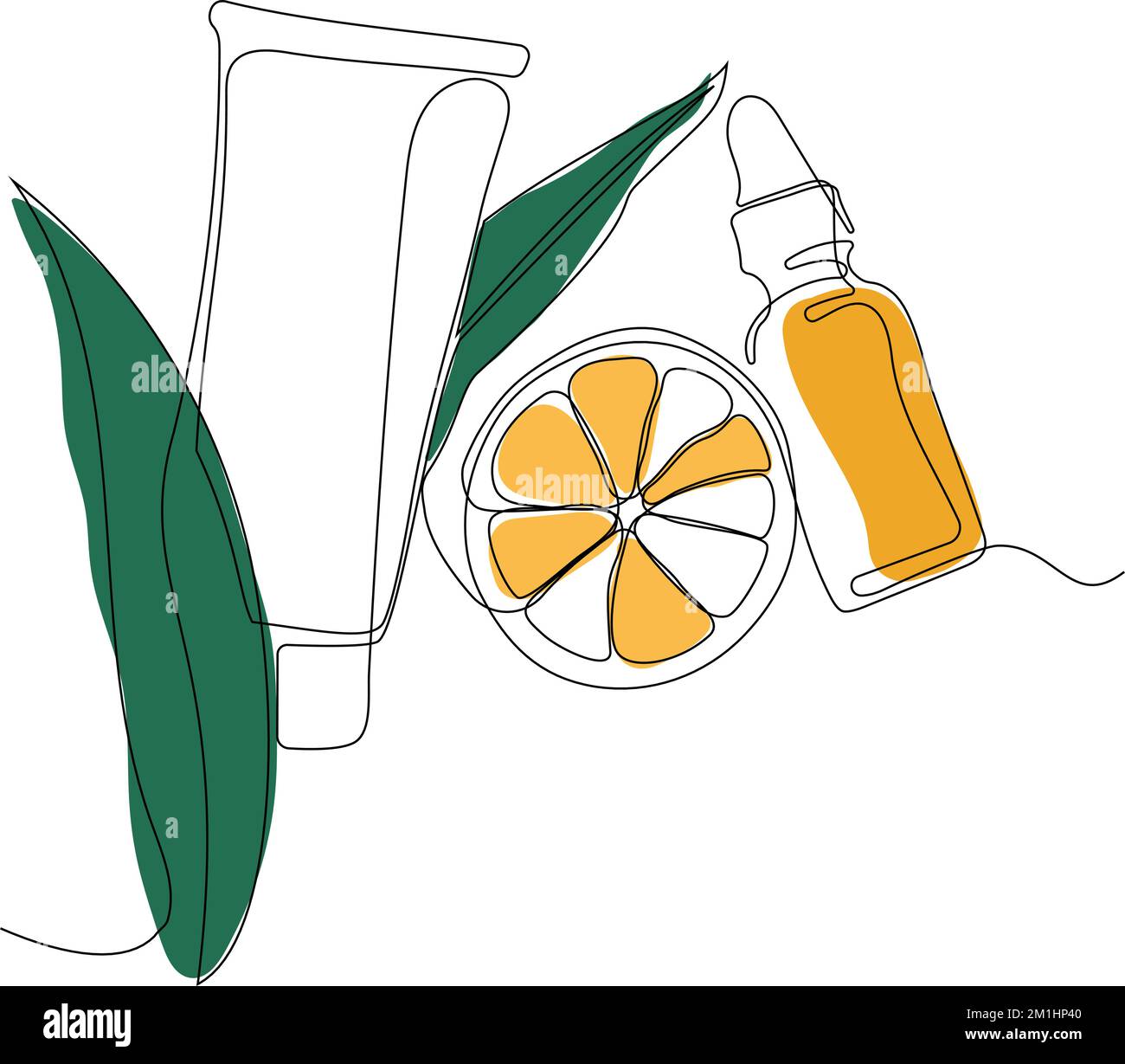 Top view sunscreen products Stock Vector Images - Alamy