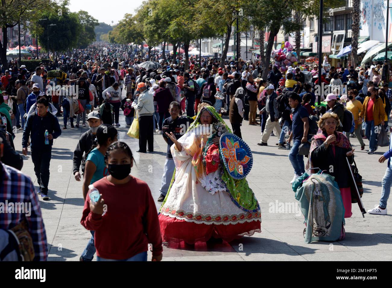 Mexico City, Mexico. 12th Dec, 2022. Thousands of pilgrims arrive at ...
