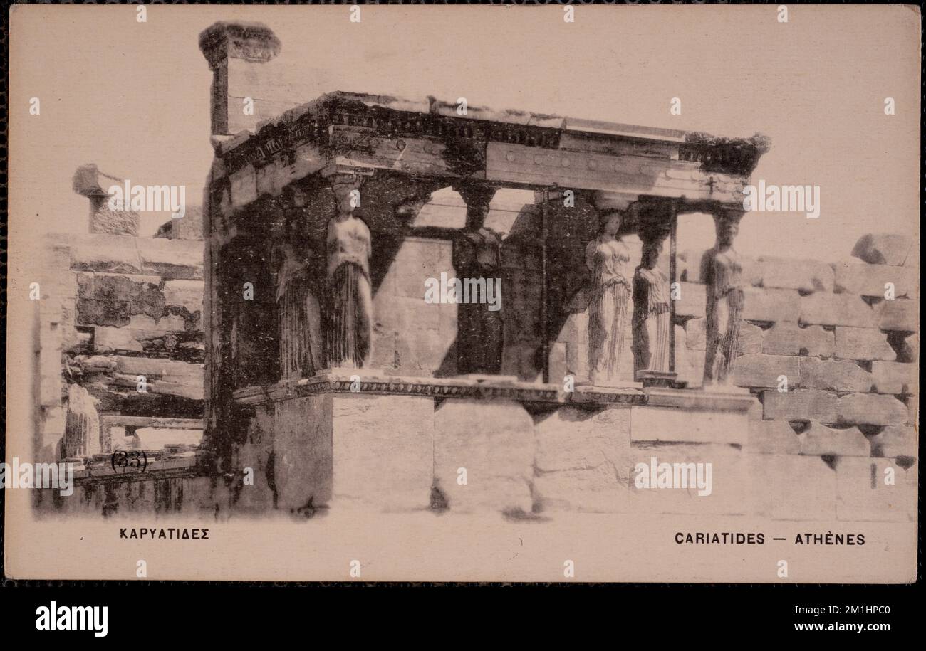 Καρυατιδες - Cariatides - Athènes , Greek temples, Archaeological sites ...