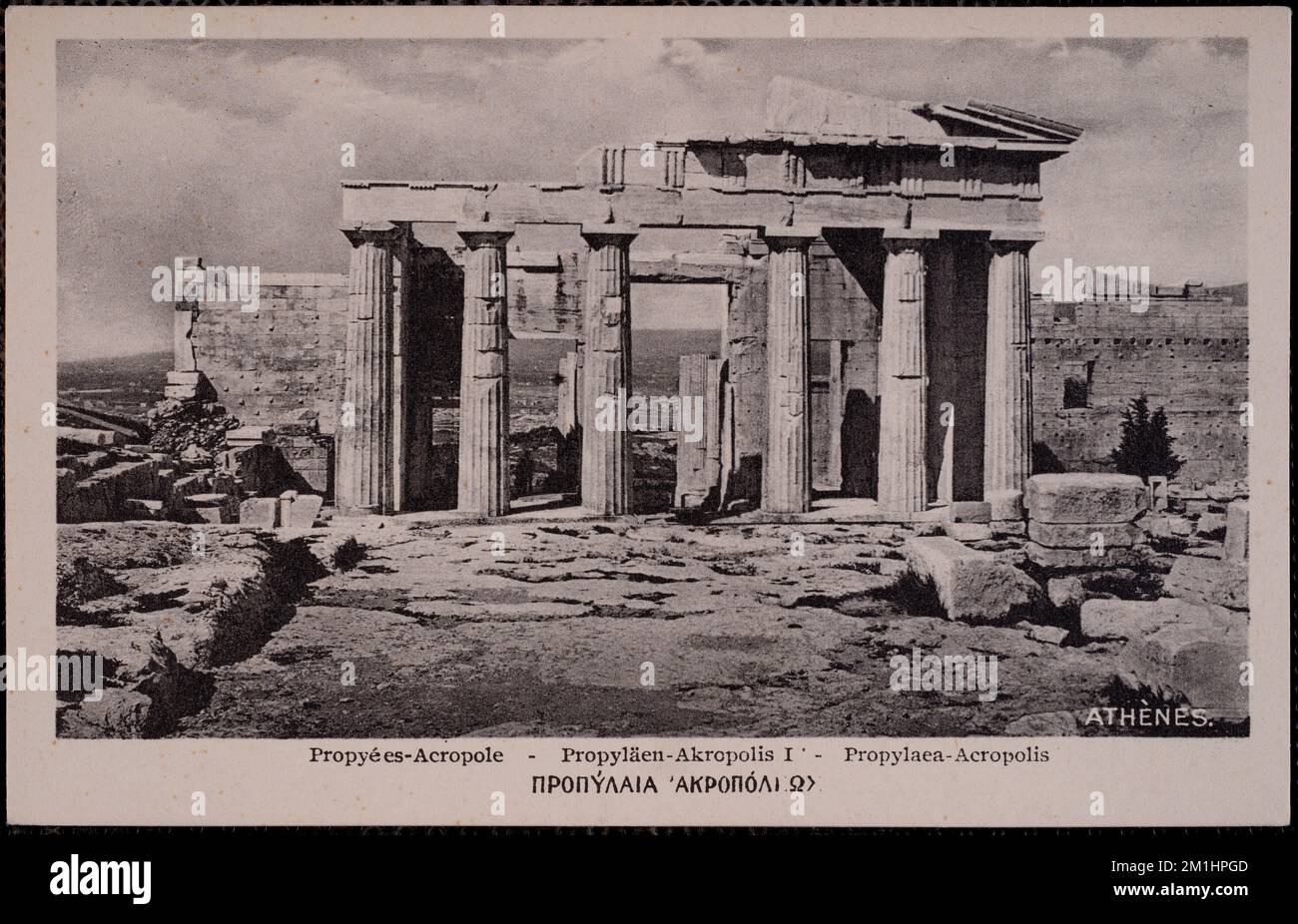 Προπύλαια Άκροπόλιω - Propyées-Acropole - Propyläen-Akropolis I ...