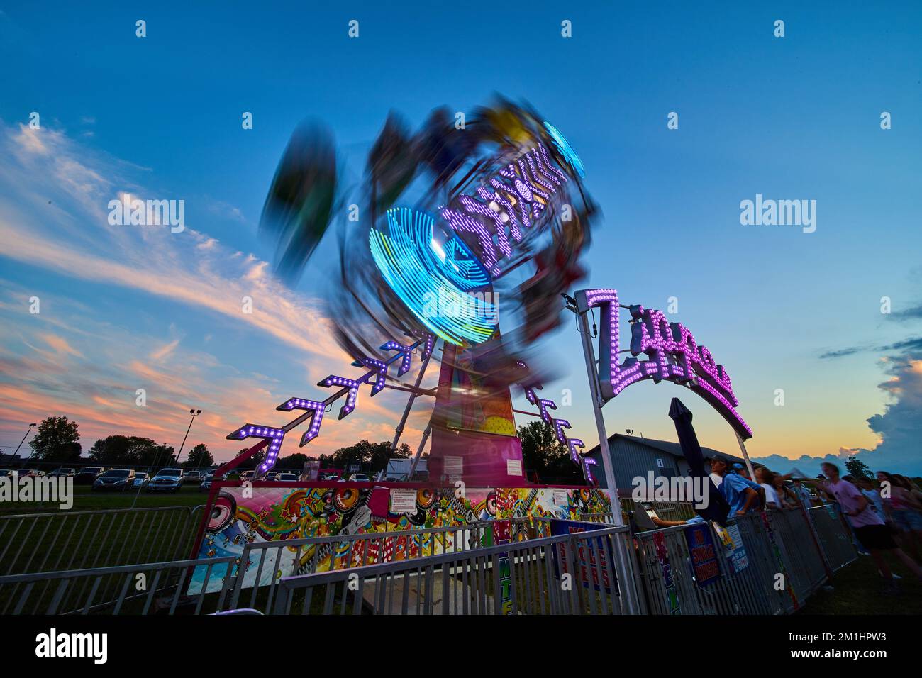 Zipper carnival ride hi-res stock photography and images - Alamy