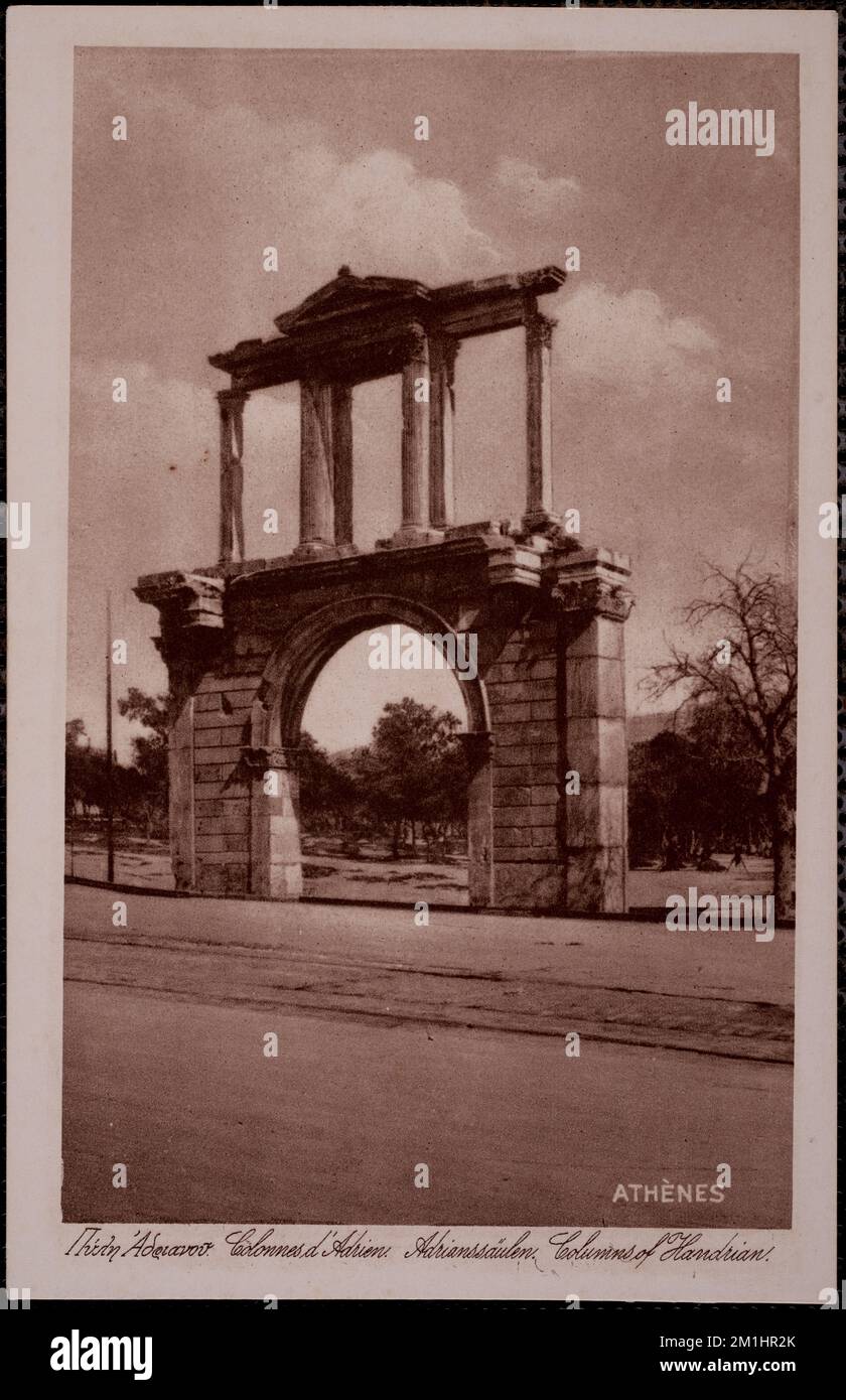 Πύλη Άδριανοῦ - Colonnes d'Adrien - Adrianssäulen - Columns of Handrian ...