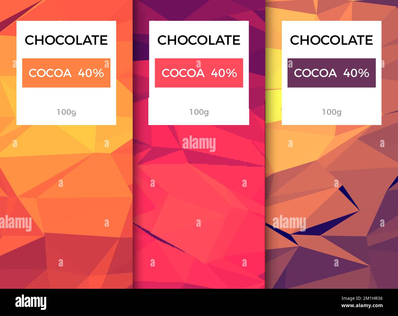 Chocolate bar packaging template design. Chocolate branding product ...