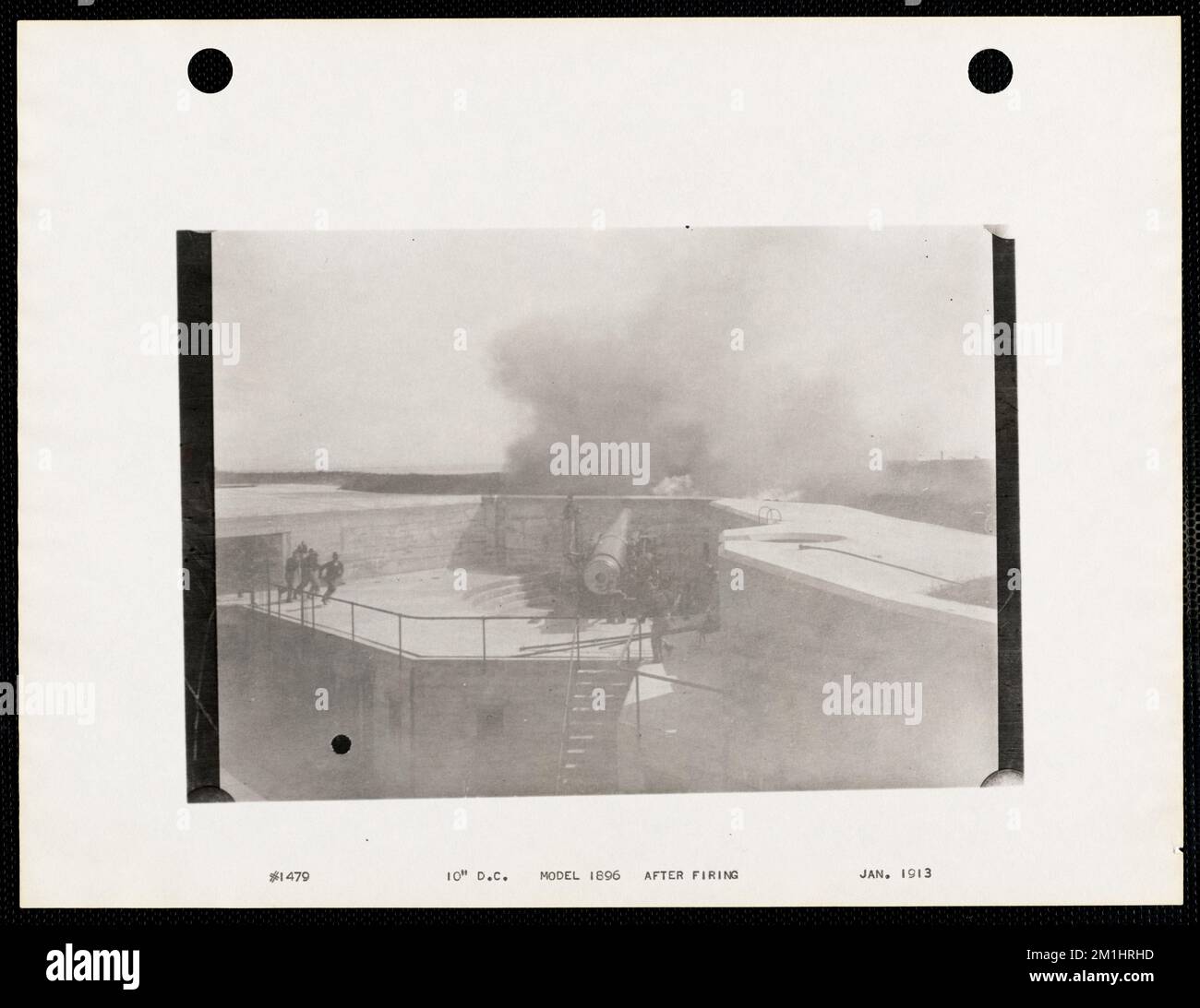 10' D.C. model 1896, after firing , Arms & armament. Records of U.S ...