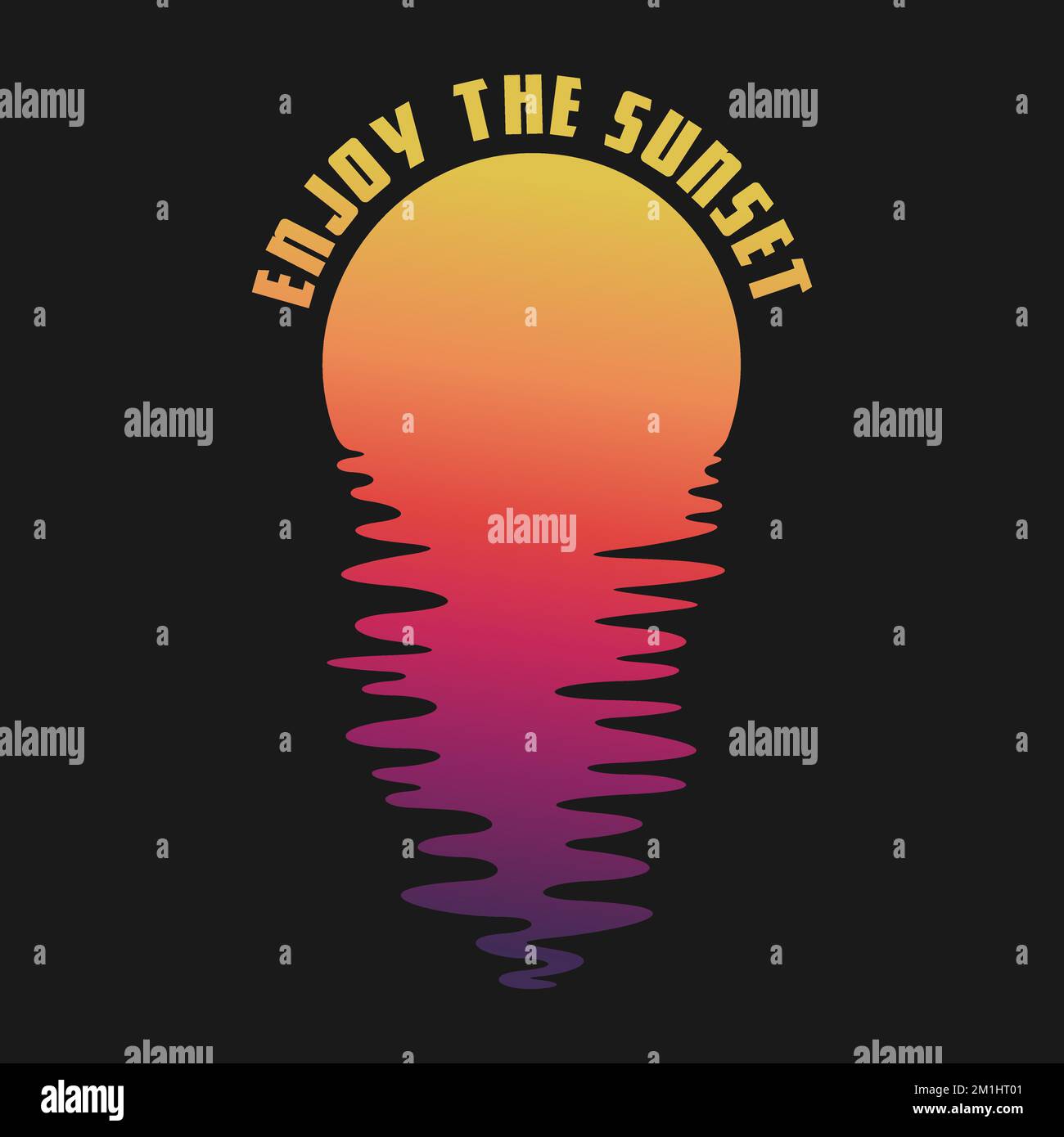 Inspiring sunset Stock Vector Images - Alamy