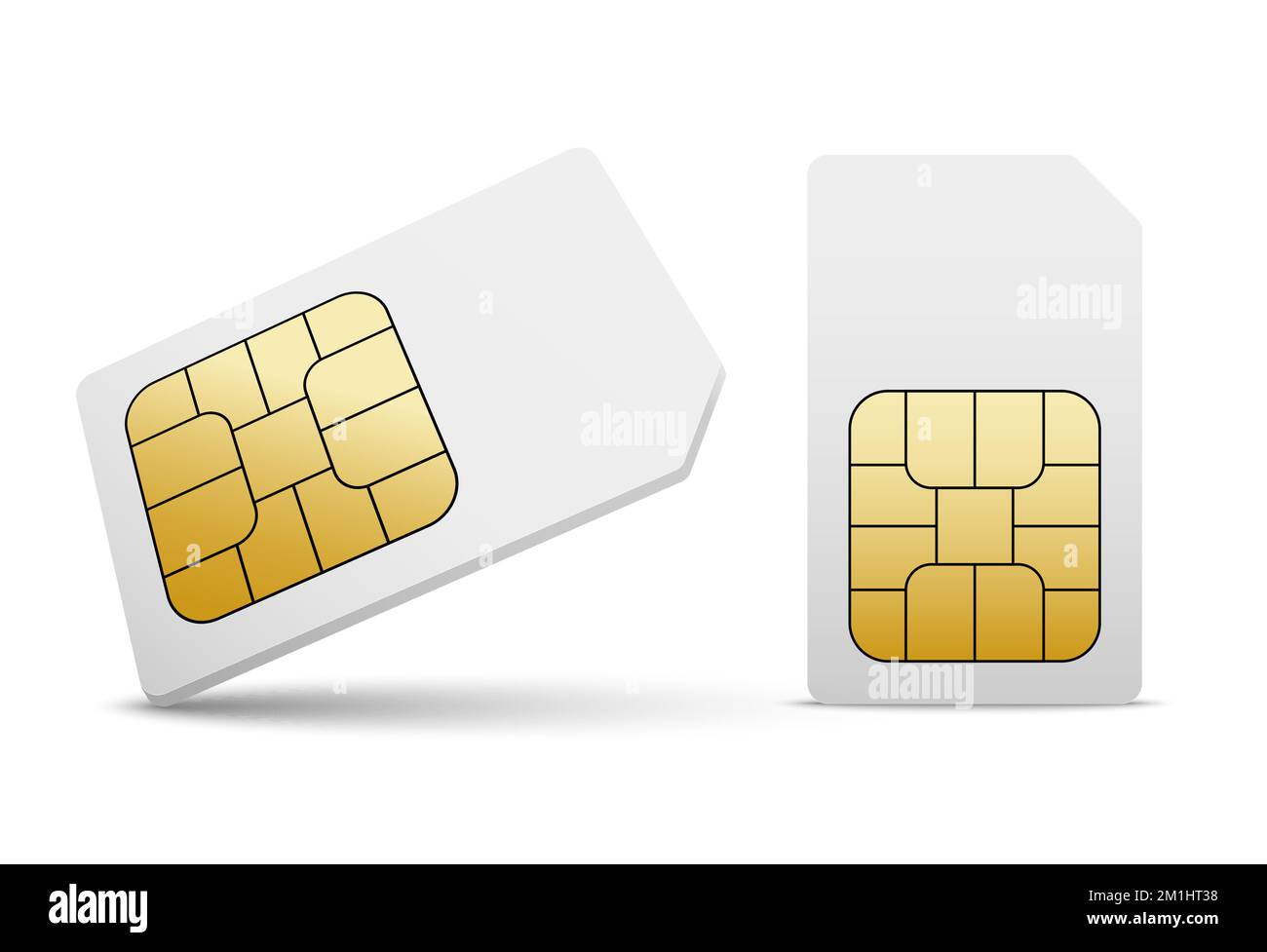 Sim card vector mobile phone icon chip. Simcard isolated 3d design gsm ...