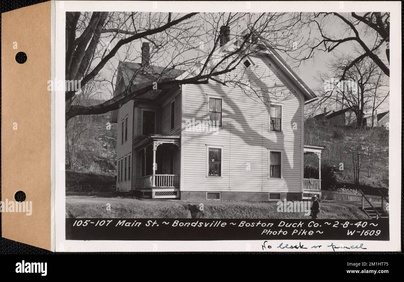 105-107 Main Street, tenements, Boston Duck Co., Bondsville, Palmer ...