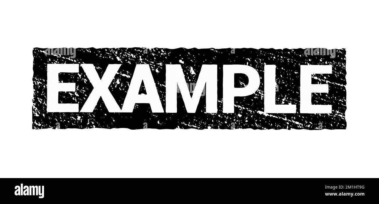 Example vector stamp icon. Sample watermark rubber stamp Stock Vector Image & Art - Alamy