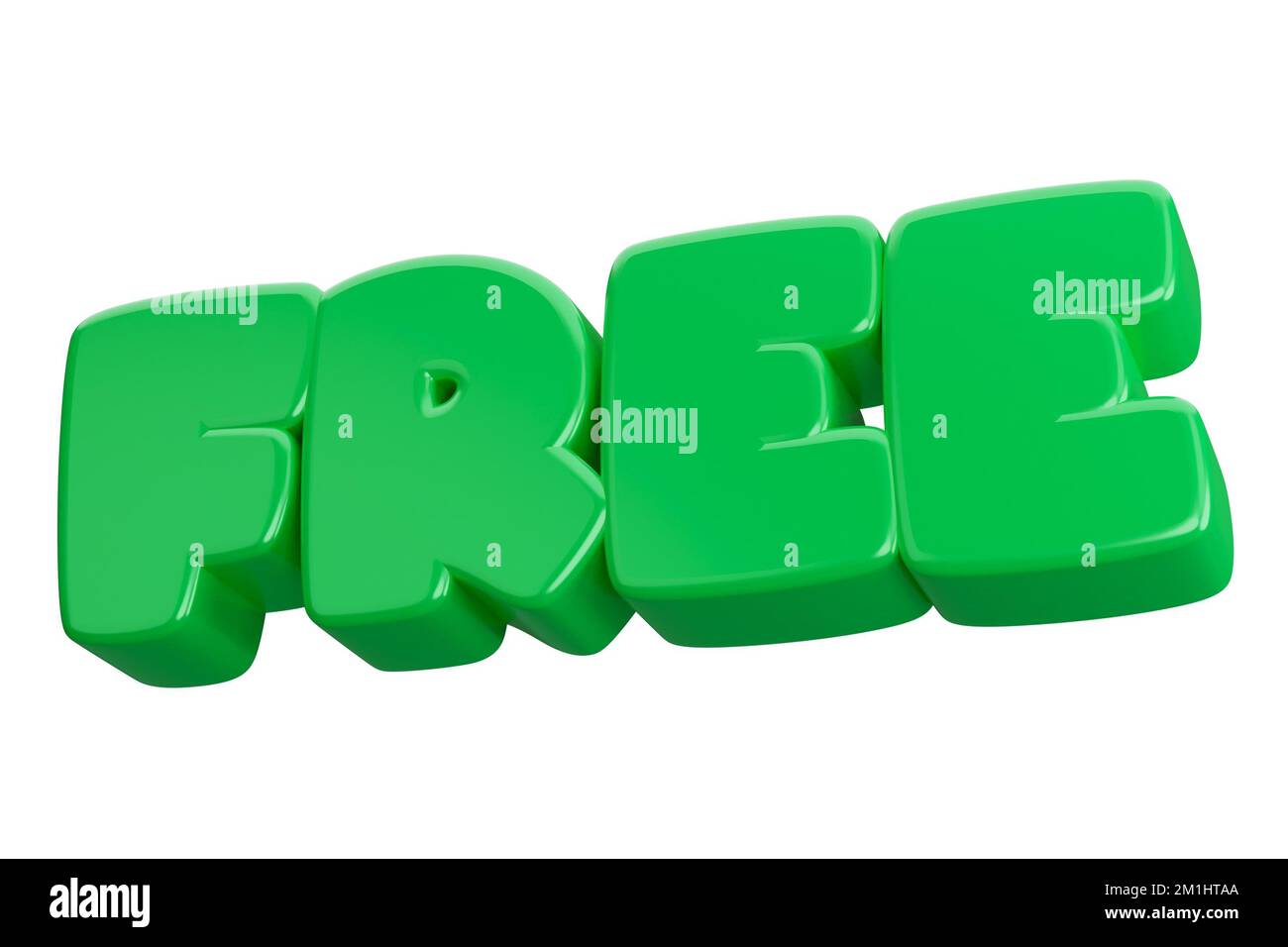 free 3d render text phrase inscription Stock Photo - Alamy