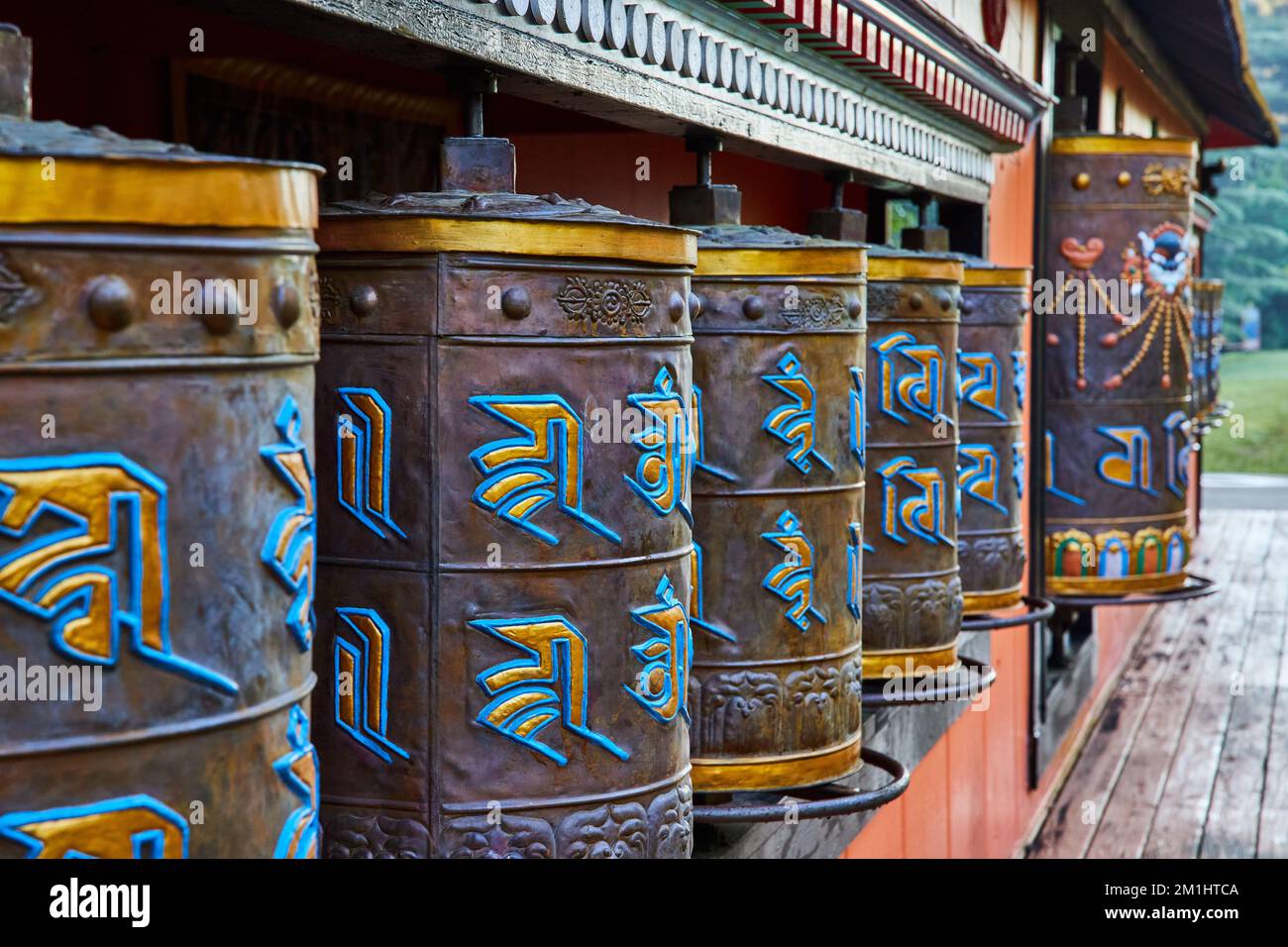 Buddhist prayer machine hi-res stock photography and images - Alamy