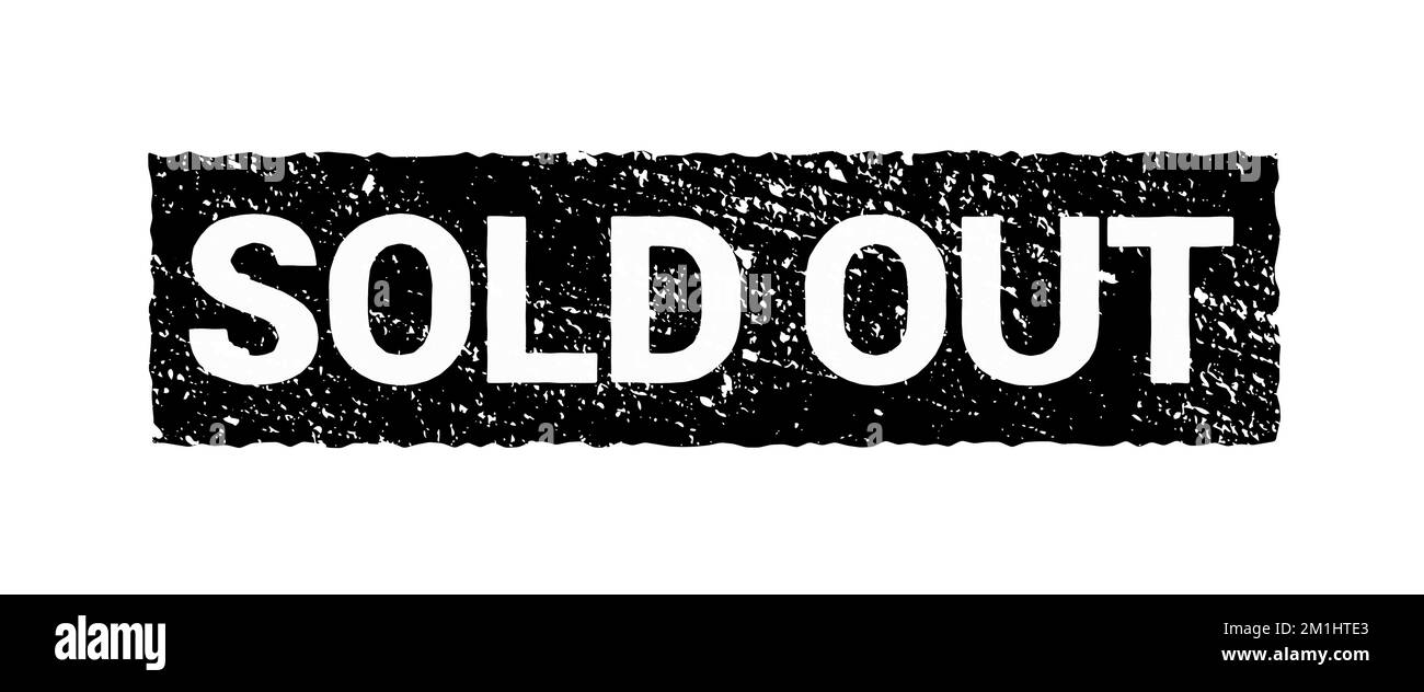Sold out black grunge stamp, sale vintage rubber badge template ...