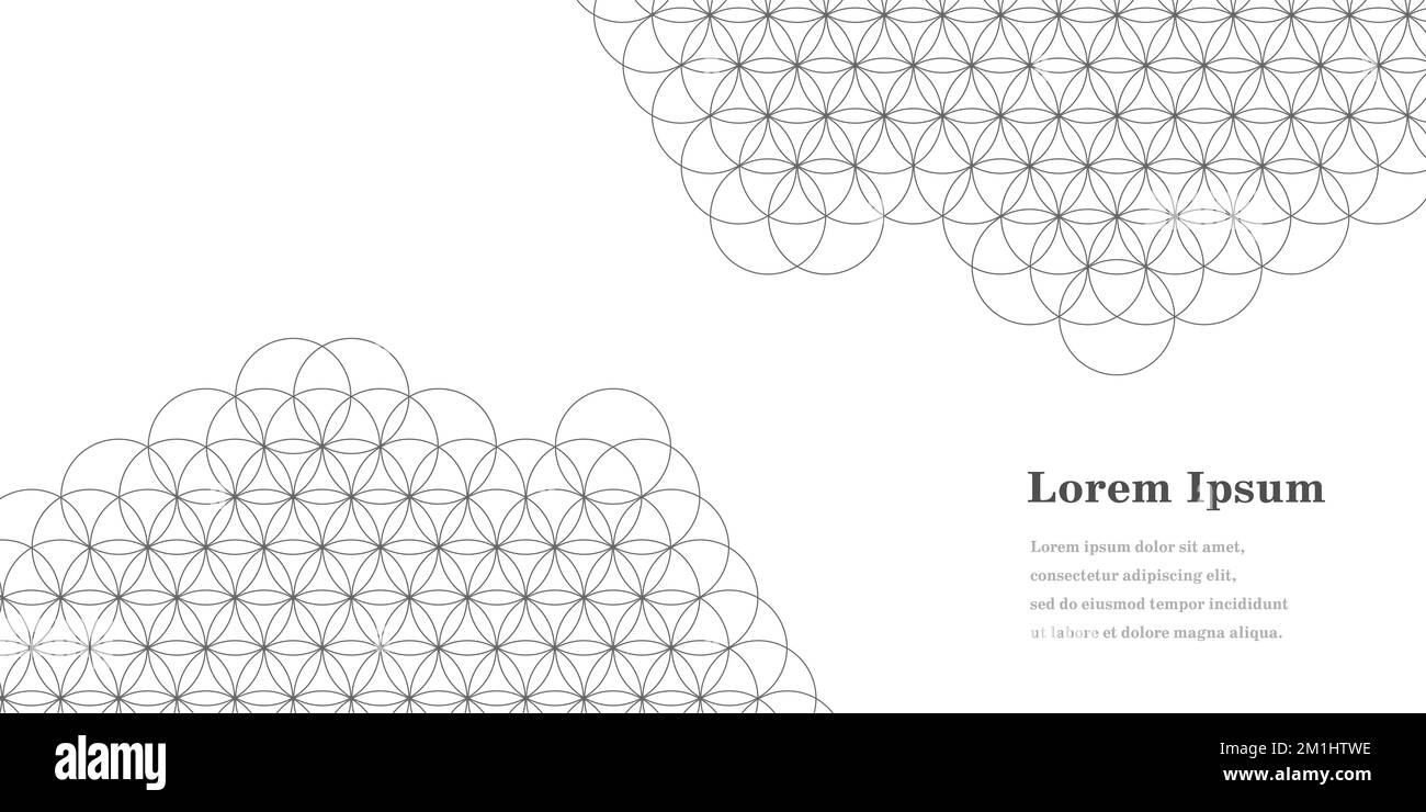 abstract gray white circle, geometric texture background, Japanese ...