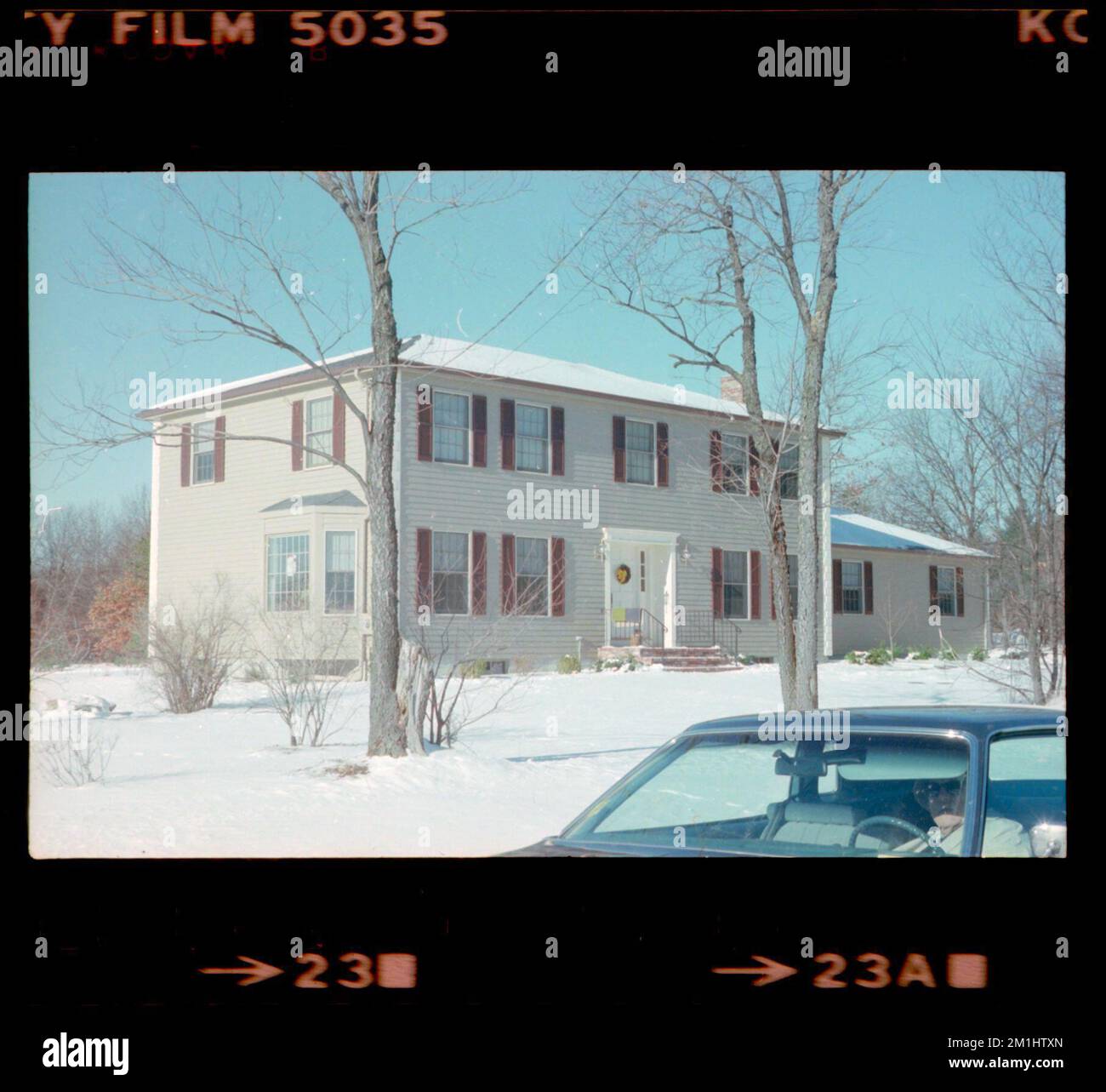 111 Windsor Road , Houses, Winter, Snow. Needham Building Collection ...