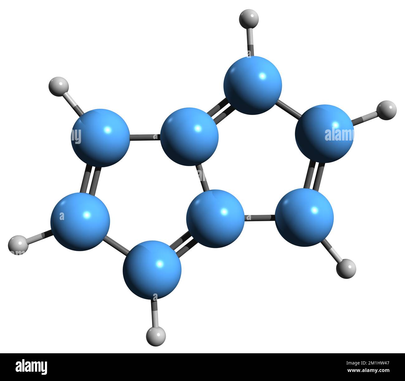 3D image of Pentalene skeletal formula - molecular chemical structure ...