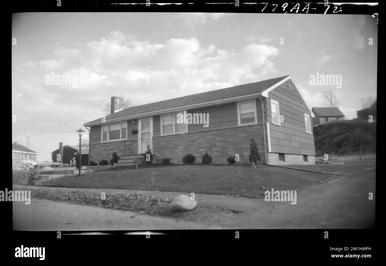 12 Jayne Rd , Houses. Needham Building Collection Stock Photo - Alamy