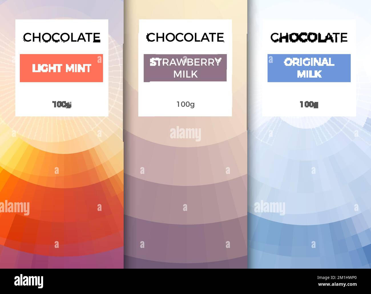 Chocolate bar packaging template design. Chocolate branding product ...