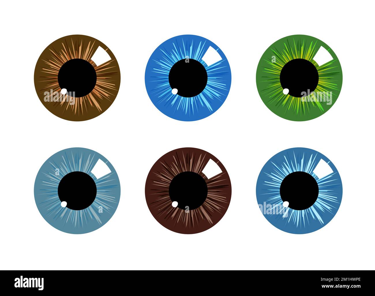 Eye logo iris pupil icon. Flat health hospital ophthalmologist eye logo ...