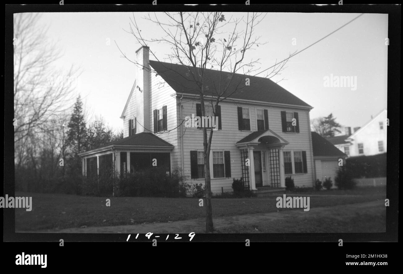 American private garden Black and White Stock Photos & Images - Alamy
