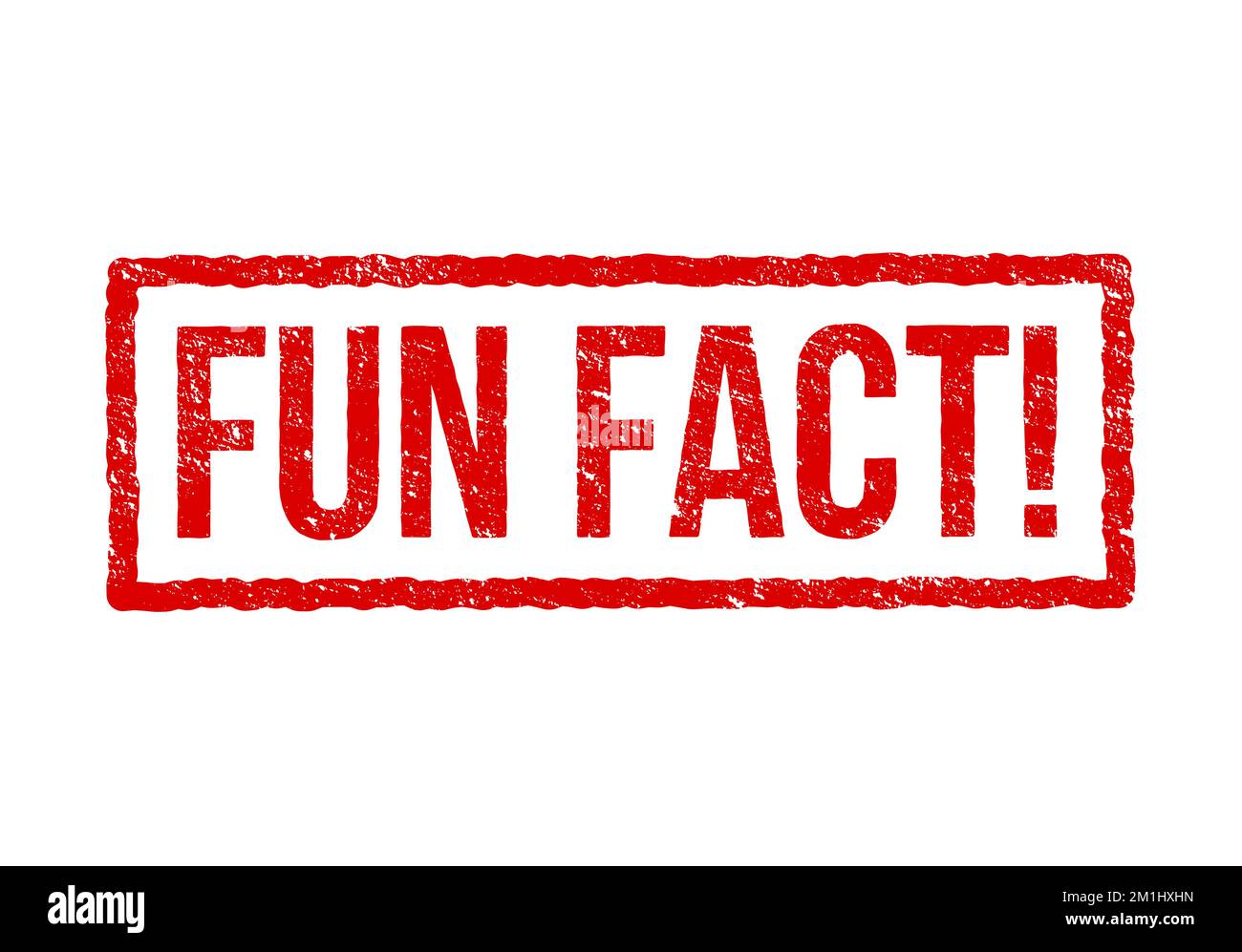 Fun fact grunge red rubber stamp emblem event concept Stock Vector ...