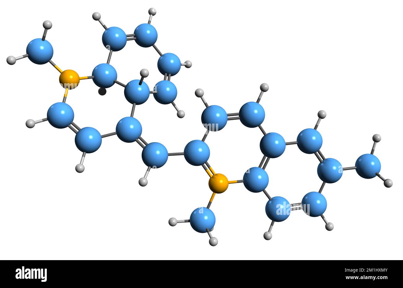 3D image of Pinaverdol skeletal formula - molecular chemical structure ...