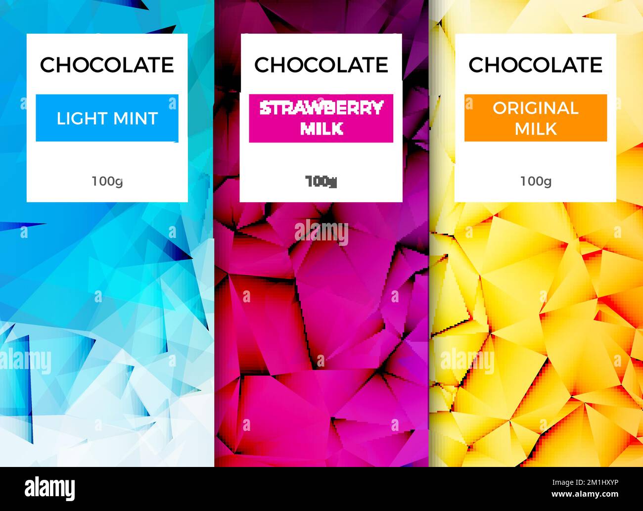 Chocolate bar packaging template design. Chocolate branding product ...