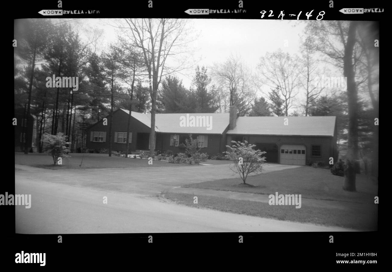 148 Edgewater Drive , Houses. Needham Building Collection Stock Photo ...