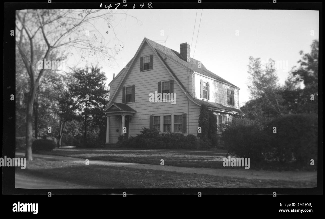 148 Harris Ave , Houses. Needham Building Collection Stock Photo - Alamy