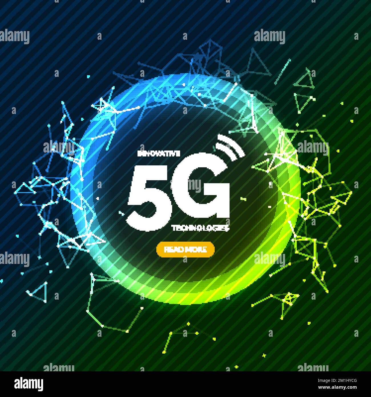5g Wireless Internet Connection Network Background High Speed 5g Data