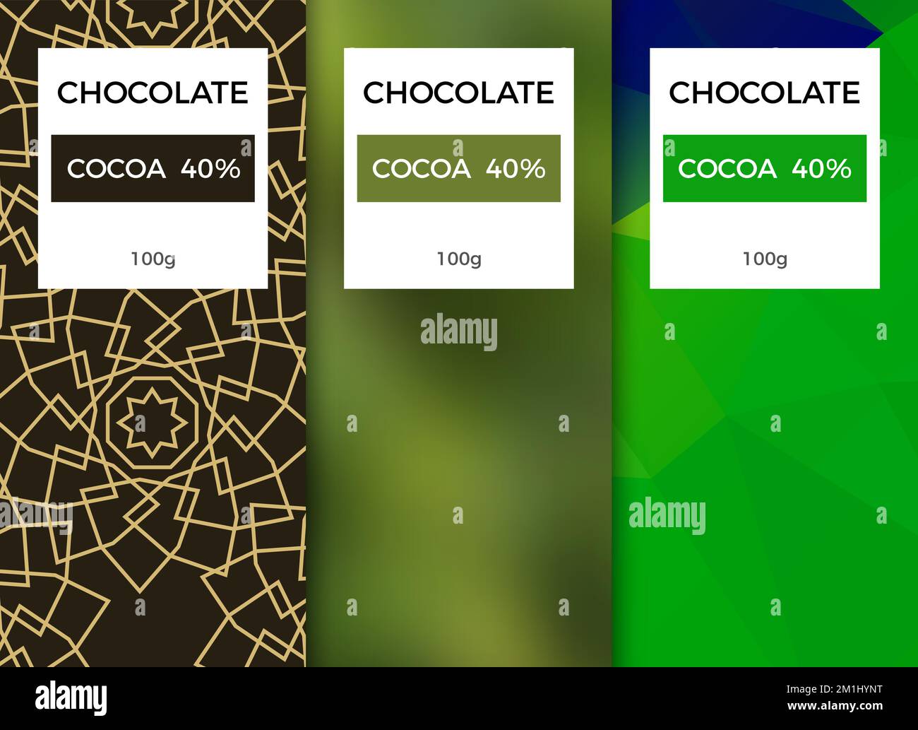 Chocolate bar packaging template design. Chocolate branding product ...