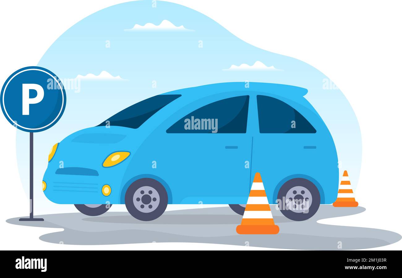 Driving School with Education Process of Car Training and Learning to ...