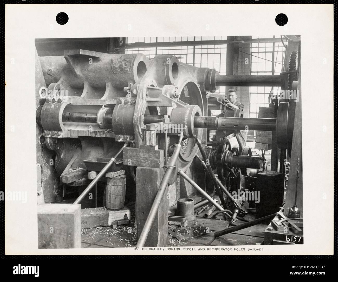 16' BC cradle, boring recoil and recuperator holes , Armories, Ordnance ...