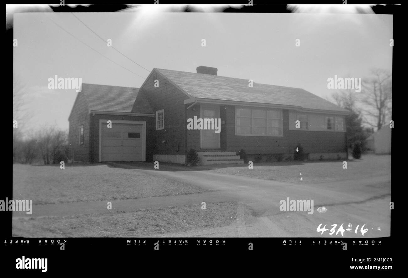 16 Carol Road , Houses. Needham Building Collection Stock Photo - Alamy