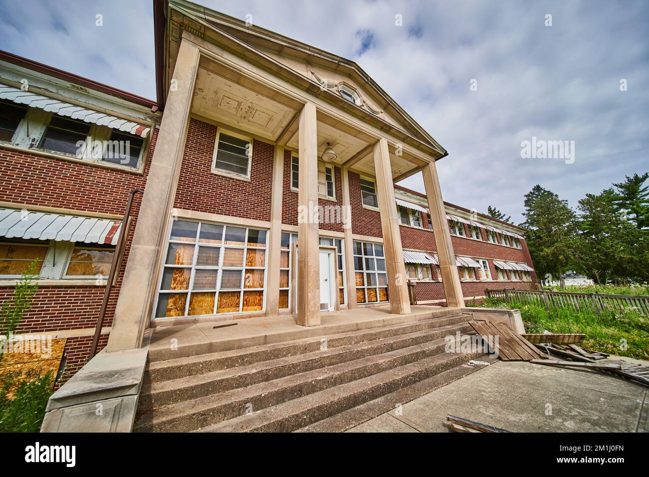 Abandoned Hospital Exterior