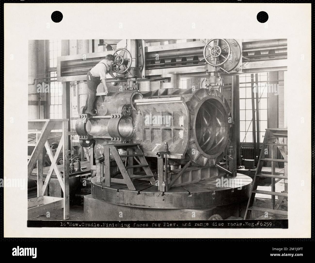 16' How. cradle finishing faces for elev. and range disc racks ...