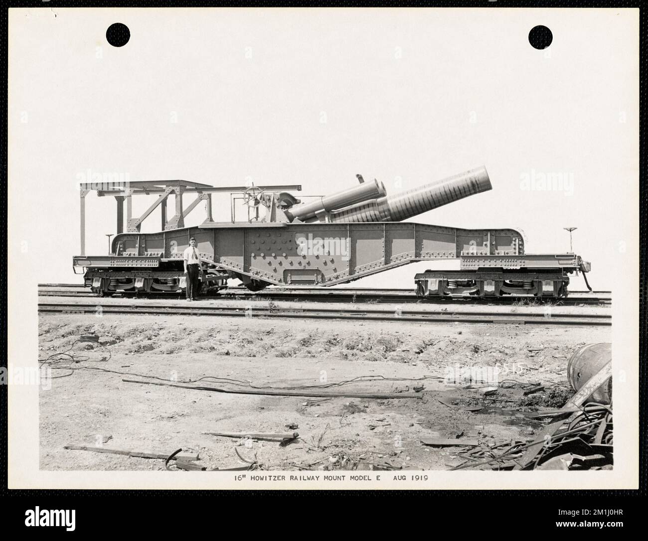 16' Howitzer railway mount model E , Artillery Weaponry, Howitzers ...