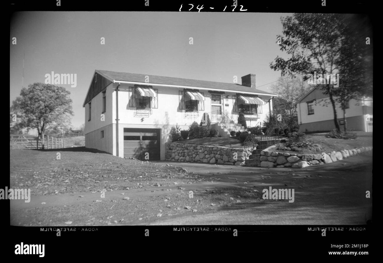 172 Hunnewell St , Houses. Needham Building Collection Stock Photo - Alamy