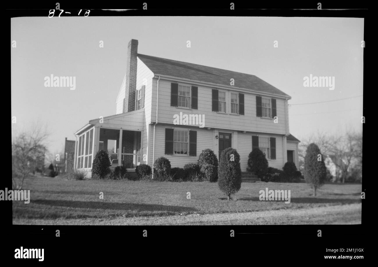 18 Douglas Rd , Houses. Needham Building Collection Stock Photo - Alamy