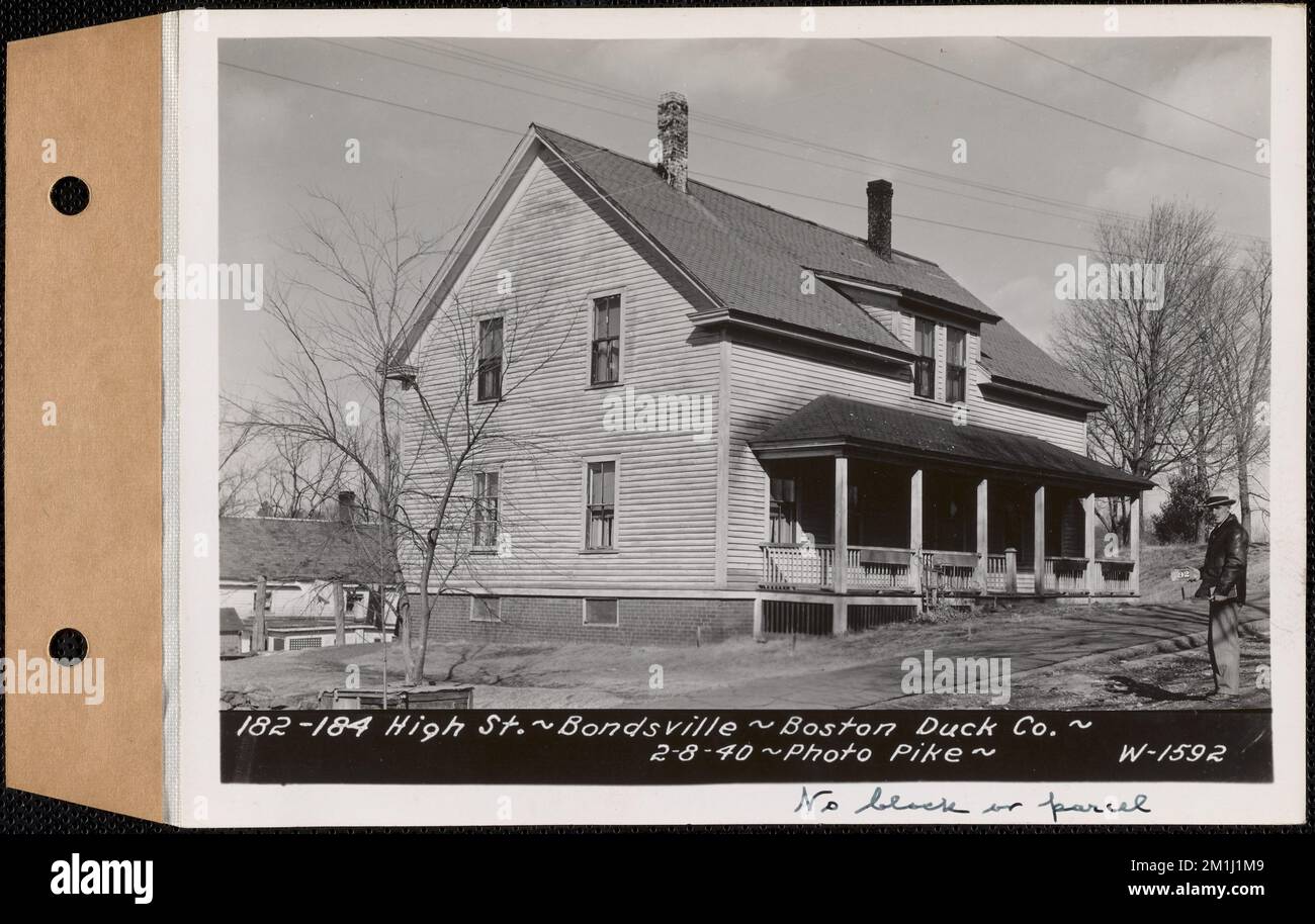 182-184 High Street, tenements, Boston Duck Co., Bondsville, Palmer ...