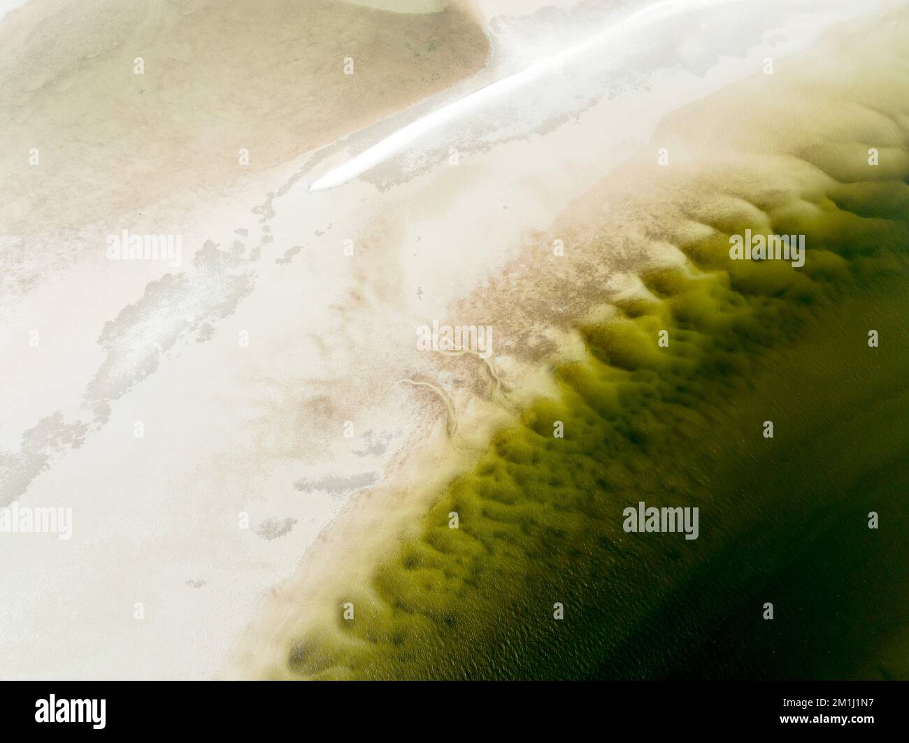 Aerial view of sand banks at Yong Ling Beach, Hat Yong Ling And Hat San ...