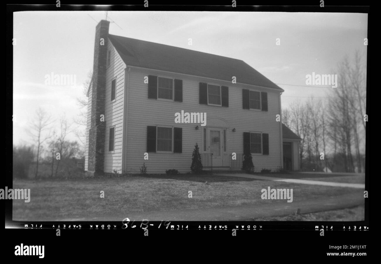 19 Donna Rd , Houses. Needham Building Collection Stock Photo - Alamy