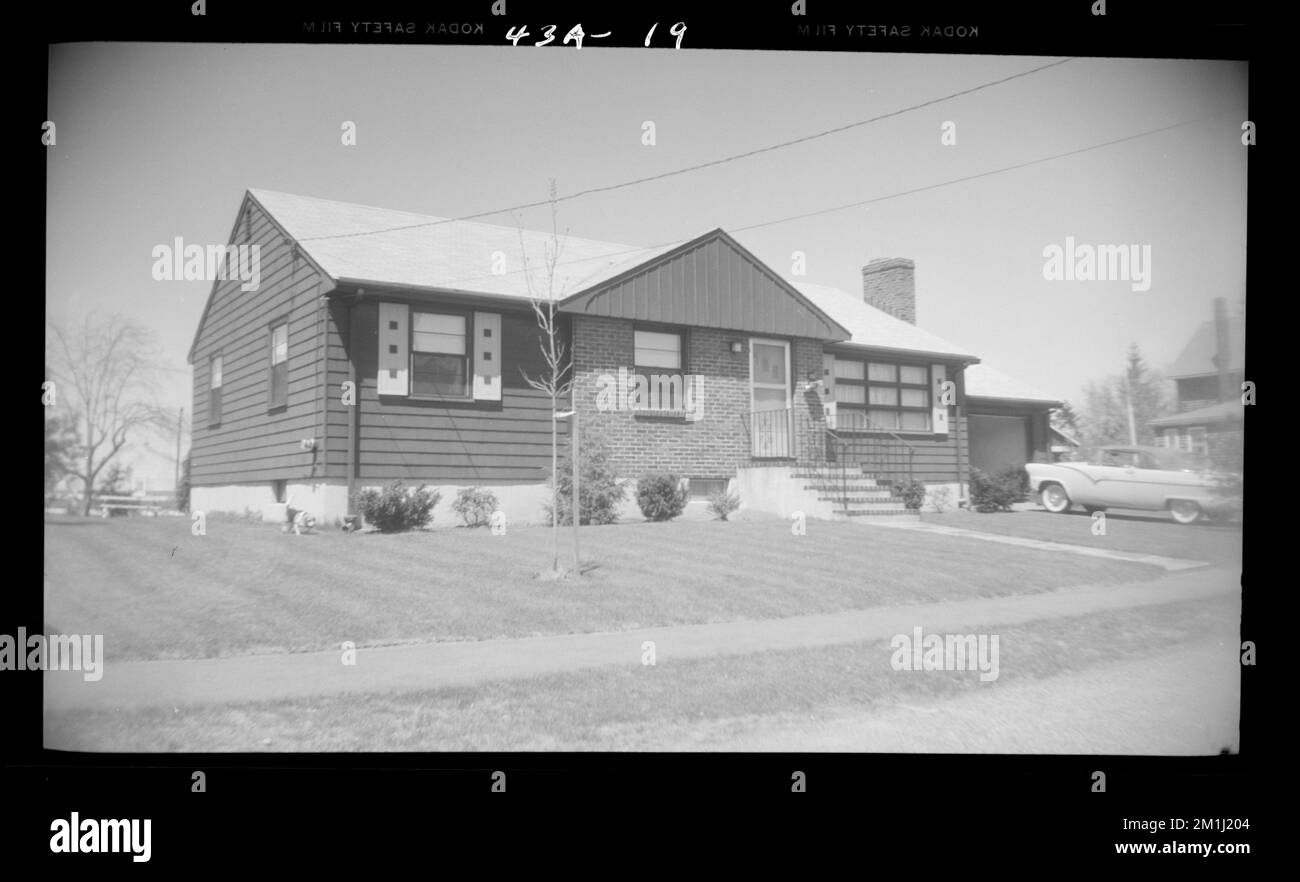 19 Carol Rd , Houses. Needham Building Collection Stock Photo - Alamy